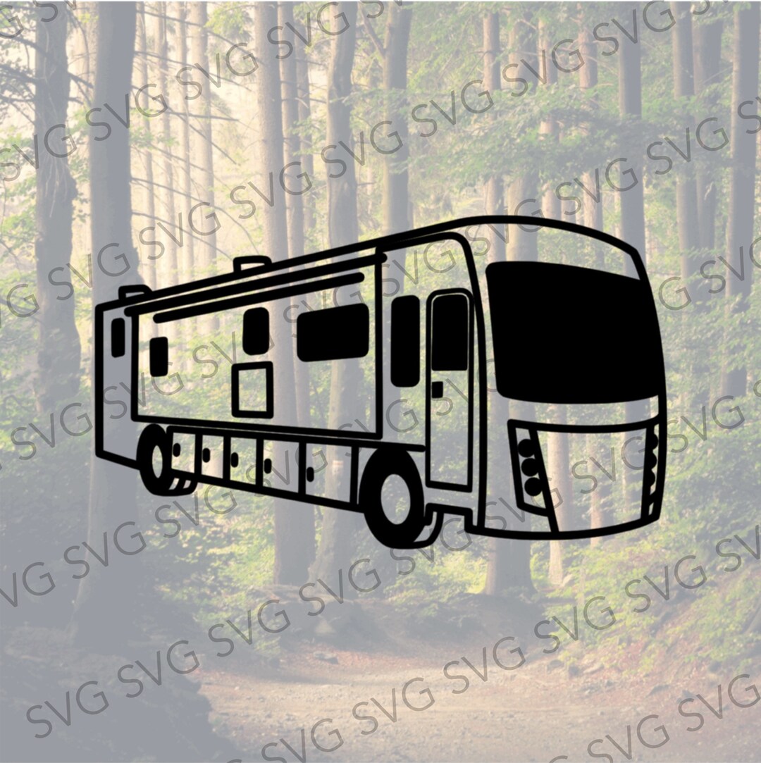 Class A SVG, Class A Camper, Short Class A SVG, Camper SVG, Camper Cut ...