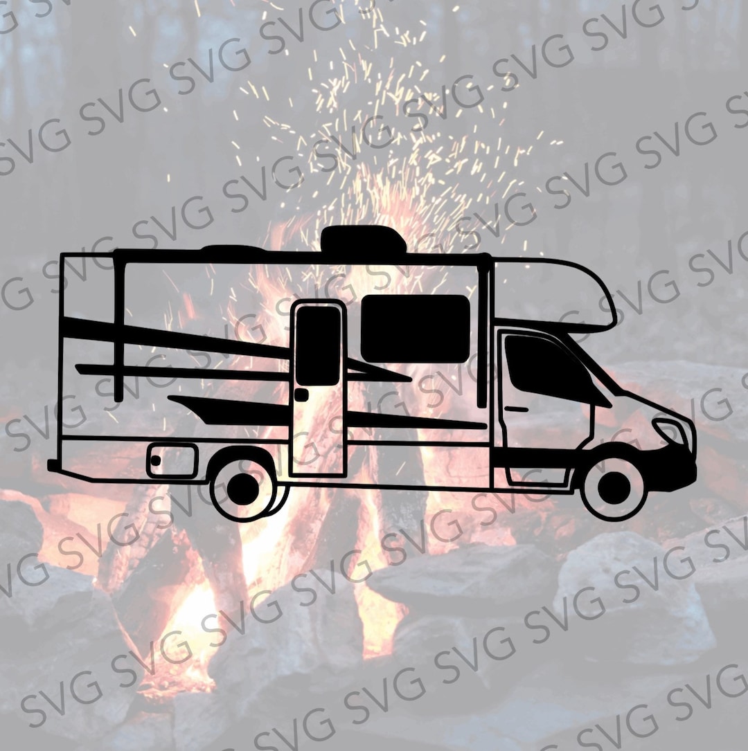 Class C SVG, Camper SVG, Camper Cut File, Camper Cutting File ...