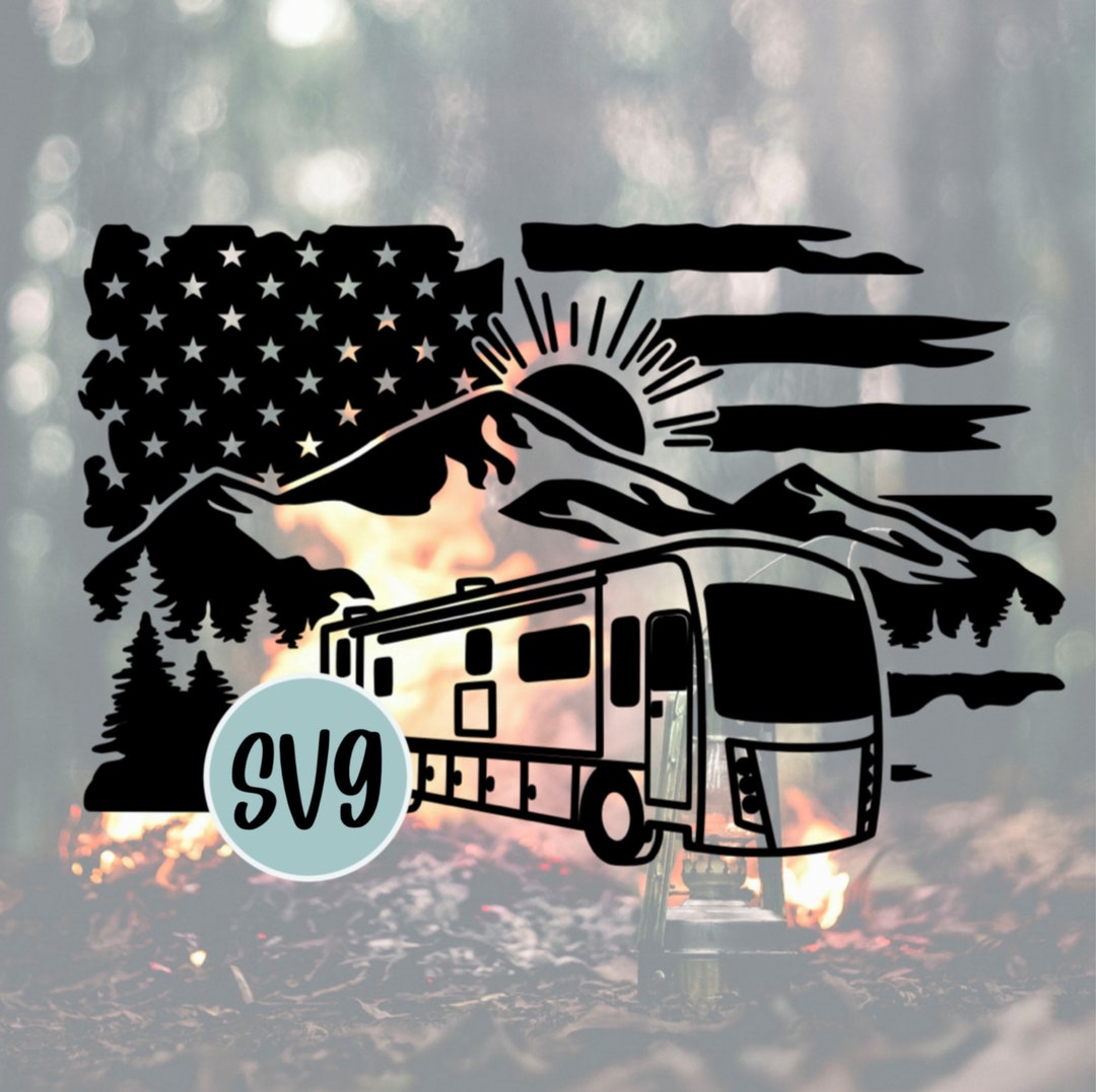 Class A Flag SVG, Class A Camper, Patriotic Class A SVG, Motorhome ...