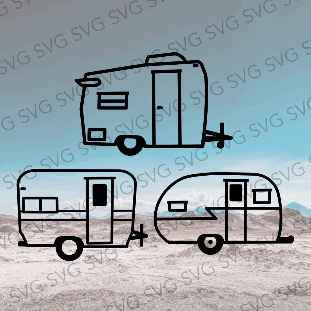Vintage Camper SVG, Canned Ham Camper, Vintage Canned Ham Travel ...