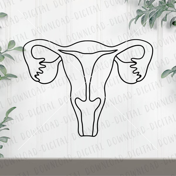 Uterus Svg - Etsy