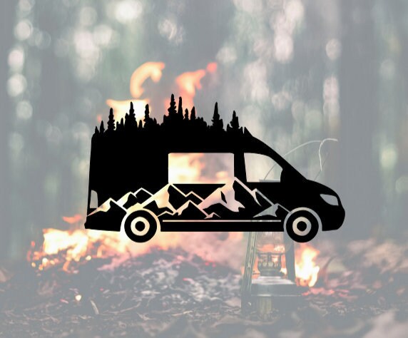 Van Life Decal Full Time Van Life Vanlife Van Decal - Etsy
