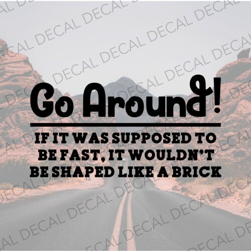 Go Around Decal Camper Decal Funny Camper Decal Sticker for - Etsy