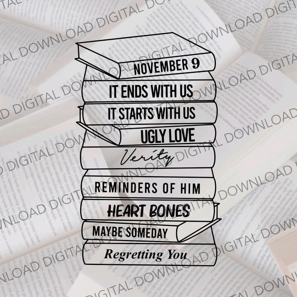 Colleen Hoover Svg - Etsy
