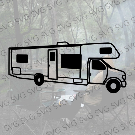Class C SVG Motorhome SVG Camper SVG Camper Cut File | Etsy