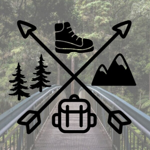 Hiking Stickers - Etsy