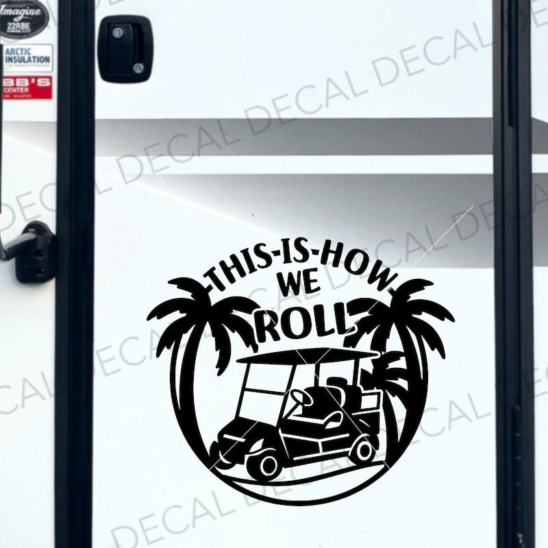 Golf Cart Stickers - Etsy
