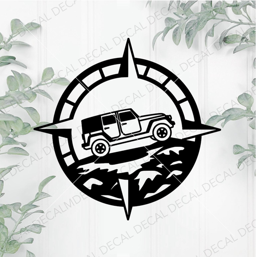 Off Road Compass Decal, Vinyl Decal, Car Decal - Etsy