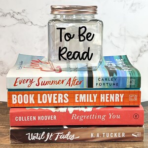 TBR Jar Decal, to Be Read, Book Lover, Reader Gift - Etsy