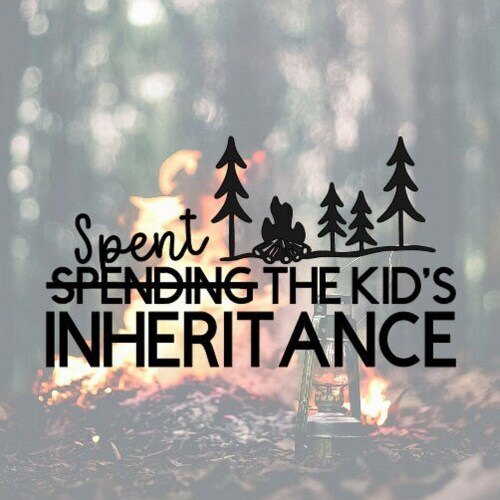 Spending the Kids Inheritance Decal Funny RV Decal Class C - Etsy