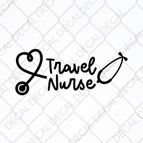 Nurse Vinyl Decal - Etsy