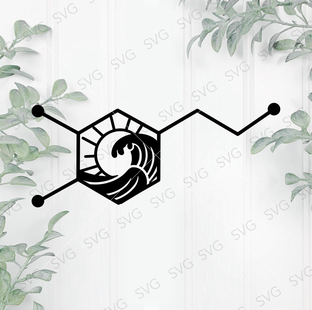 Dopamine SVG, Wave SVG, Outdoors Cut File - Etsy