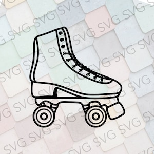Roller Skate SVG - Etsy