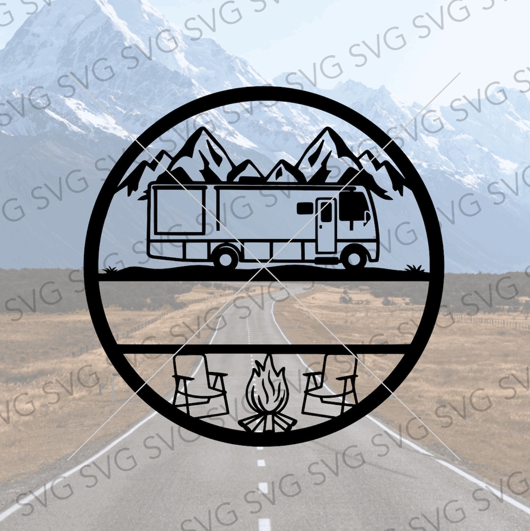 Class C SVG, Motorhome SVG, Small Class C, Camper Svg, Camper Cut File ...