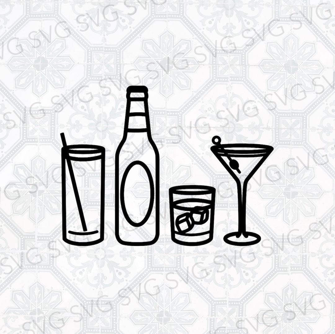 Alcohol SVG - Etsy