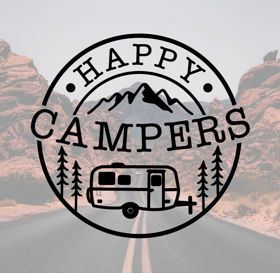 Scamp Decal, Happy Campers Decal, Happy Campers Scamp, Decal for Camper ...