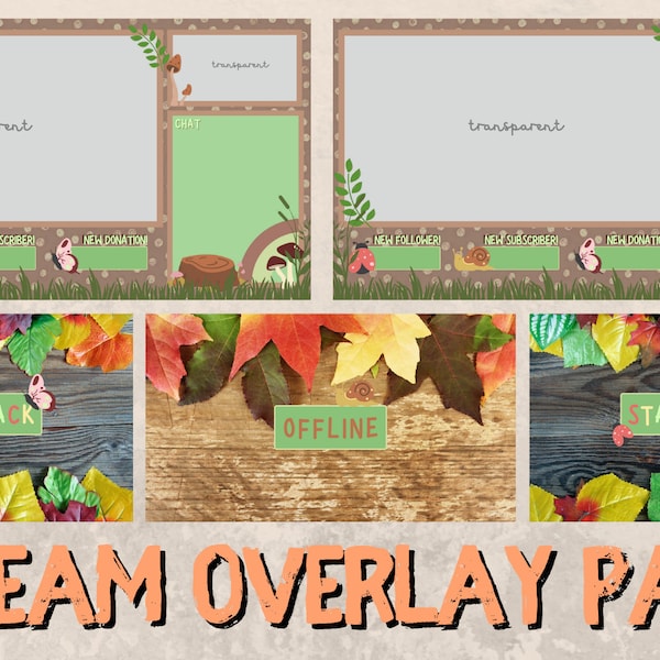 Cute Stream Overlay - Etsy