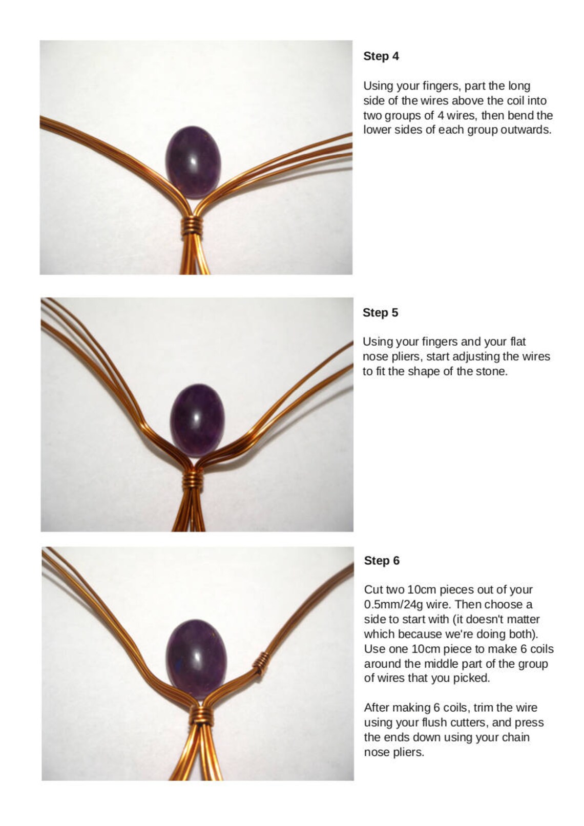 Wire Wrap Tutorial DIY Wire Wrapping Heady Complex - Etsy