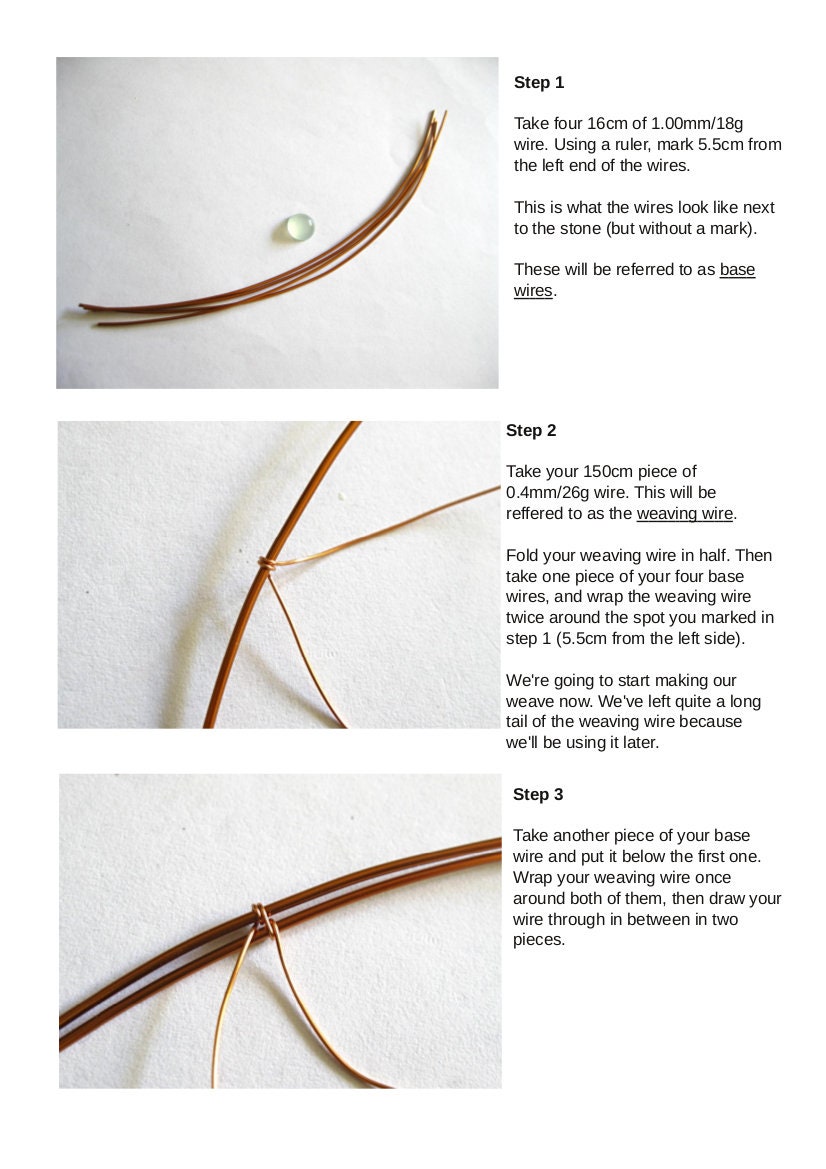 Wire Wrap Tutorial, DIY Wire Wrapping, Eye of the Rhombus Heady Ring ...