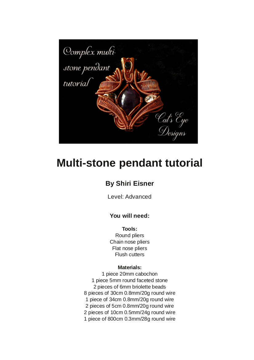 Wire Wrap Tutorial DIY Wire Wrapping Heady Complex - Etsy