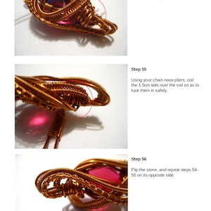 Wire Wrap Tutorial, DIY Wire Wrapping, Double Bail Heady Flow Pendant ...