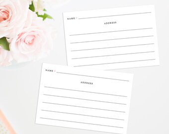 Help the Newlyweds Make an Address Book Printable, Address Your ...