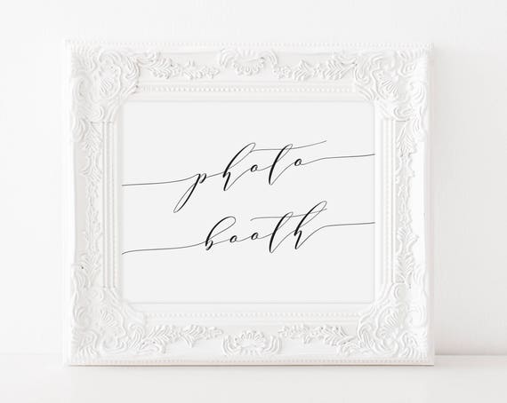 Printable Photo Booth Sign Printable Wedding Sign Photo | Etsy
