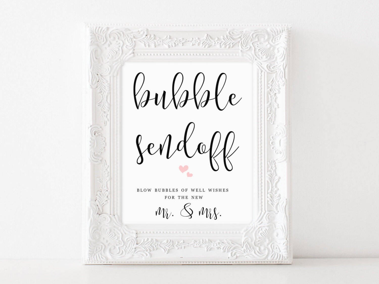 Bubble Send Off Sign Blow Bubbles Sign Wedding Send Off | Etsy