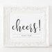 Printable Cheers Sign Open Bar Sign Cheers Sign Kitchen | Etsy