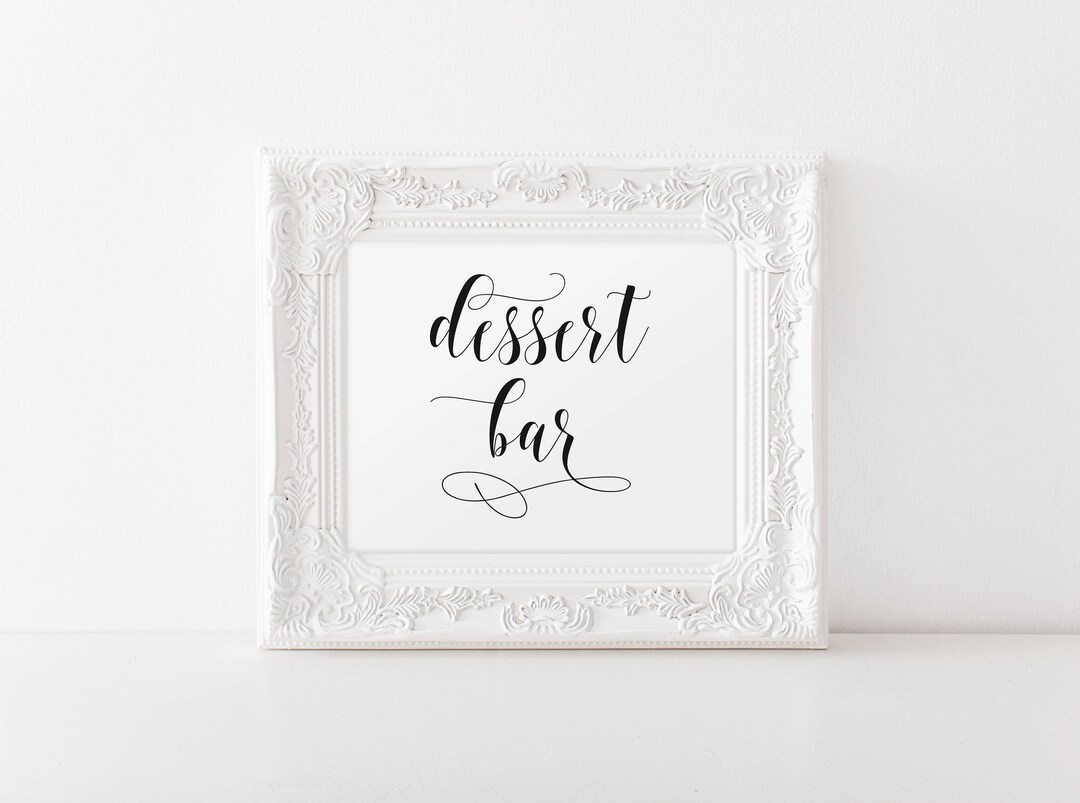 Printable Dessert Bar Sign Dessert Table Printable Dessert - Etsy