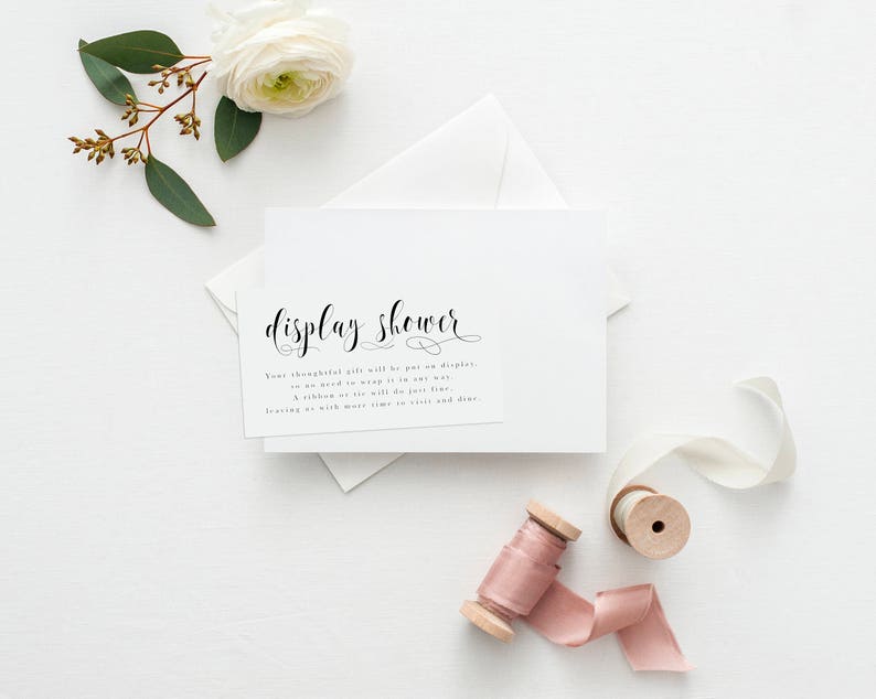 Baby Shower Printable Display Shower Insert Unwrapped Gift | Etsy