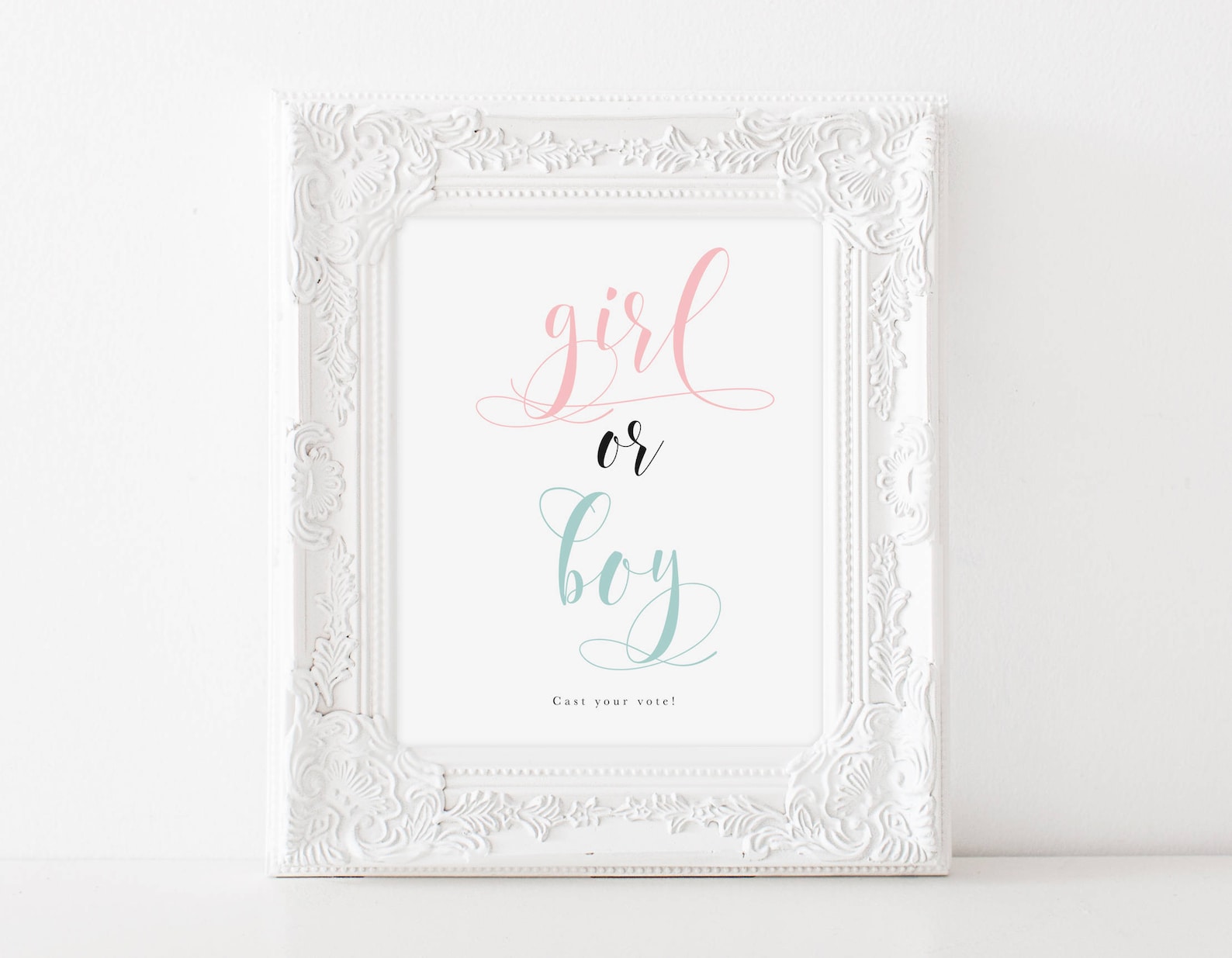 Printable Guess the Gender Game Boy or Girl Printable Baby | Etsy