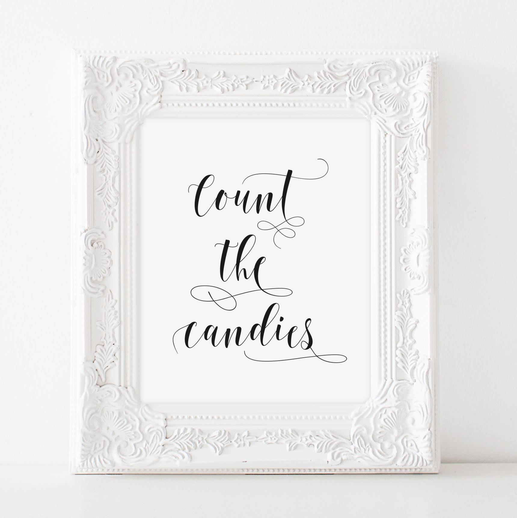 Count the Candies Game Printable Count the Candies Guess the | Etsy