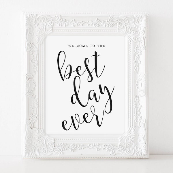 Best Day Ever Sign - Etsy