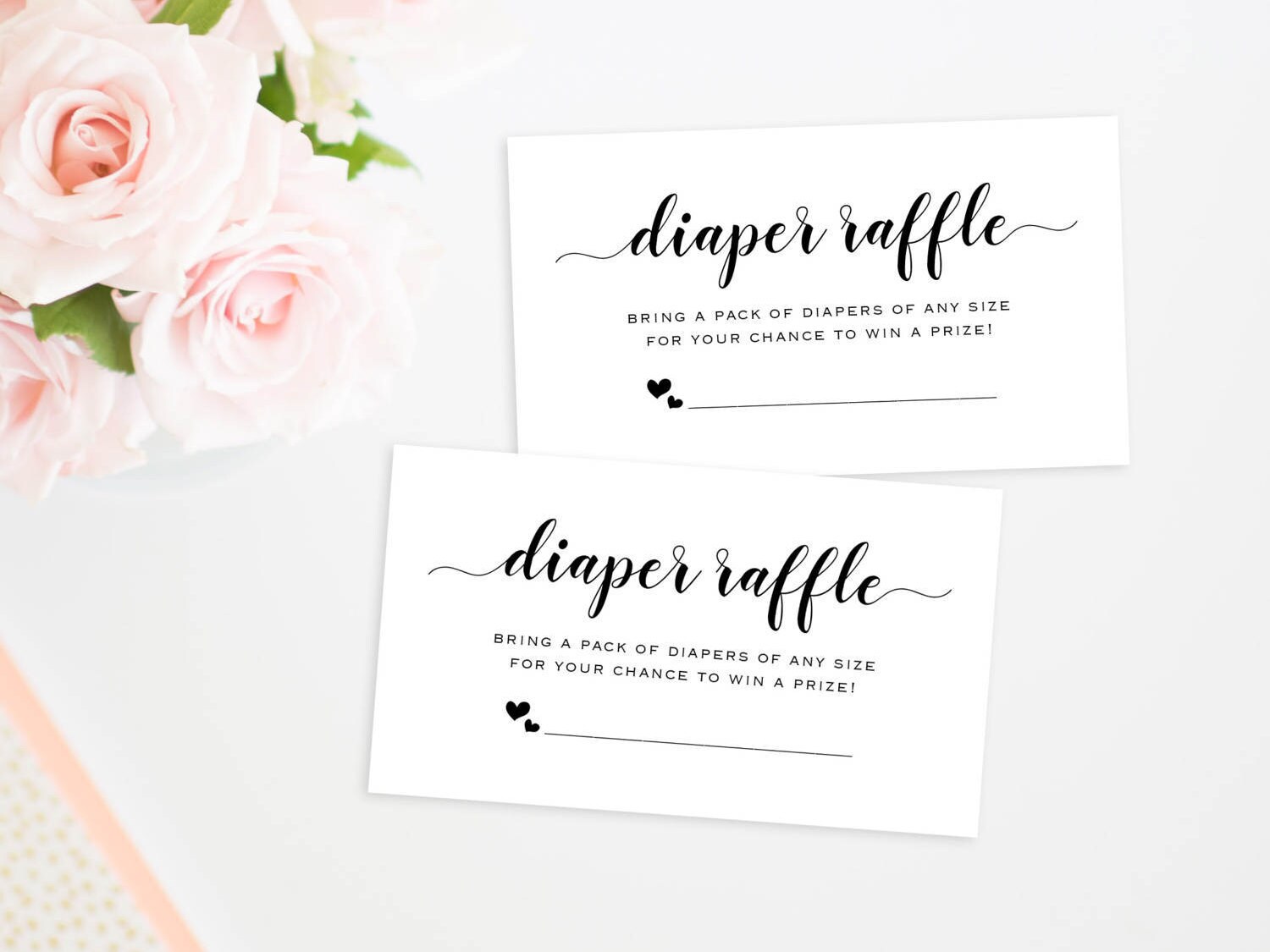 Printable Baby Shower Game Diaper Raffle Ticket Printable - Etsy Canada