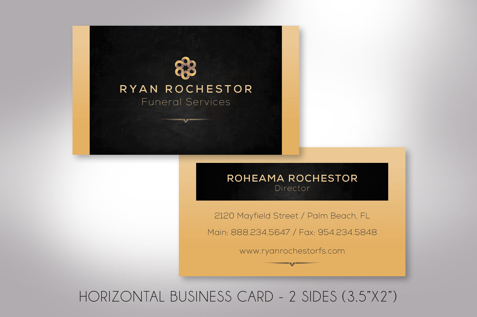 Funeral Services Business Card Template for Canva Funeral - Etsy
