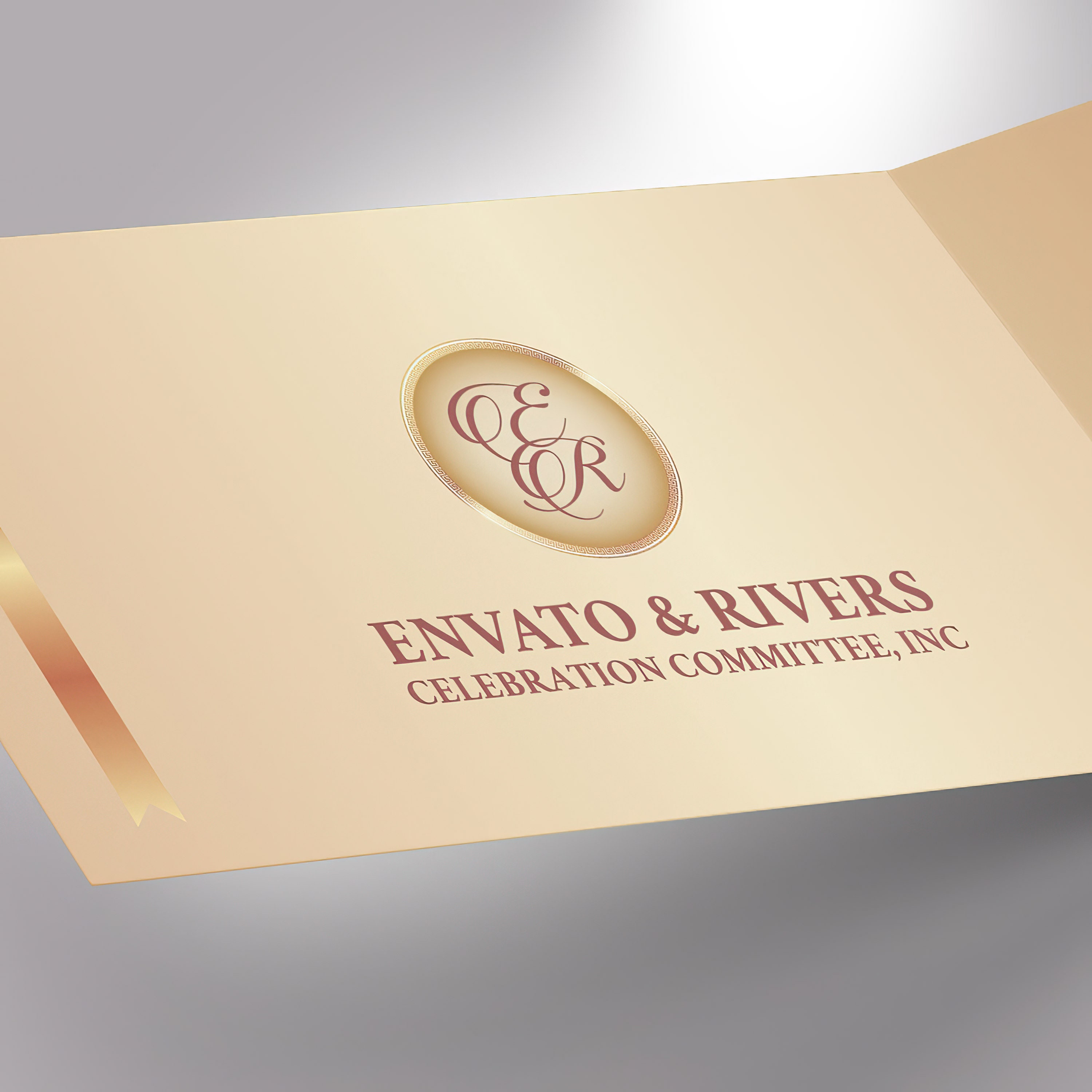 Red Gold Folded Banquet Ticket Template (word & Publisher, 4x2 In ...