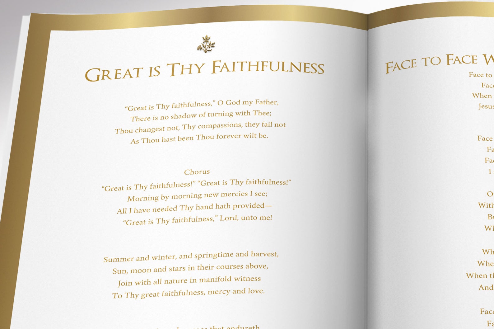 White Gold Funeral Program Template Set, Word and Publisher ...