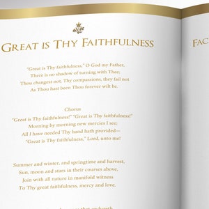 White Gold Funeral Program Template Set, Word and Publisher ...