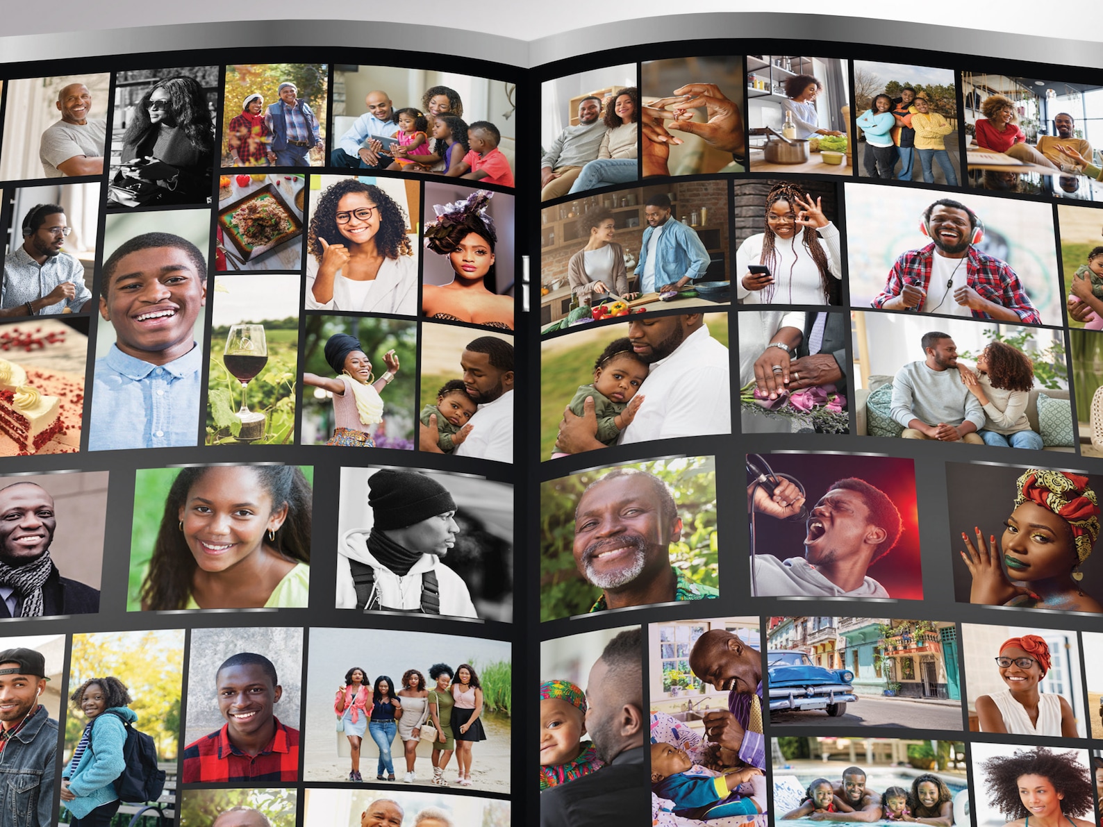 Black & Silver Funeral Program Template: Celebration of Life (canva, 5 ...