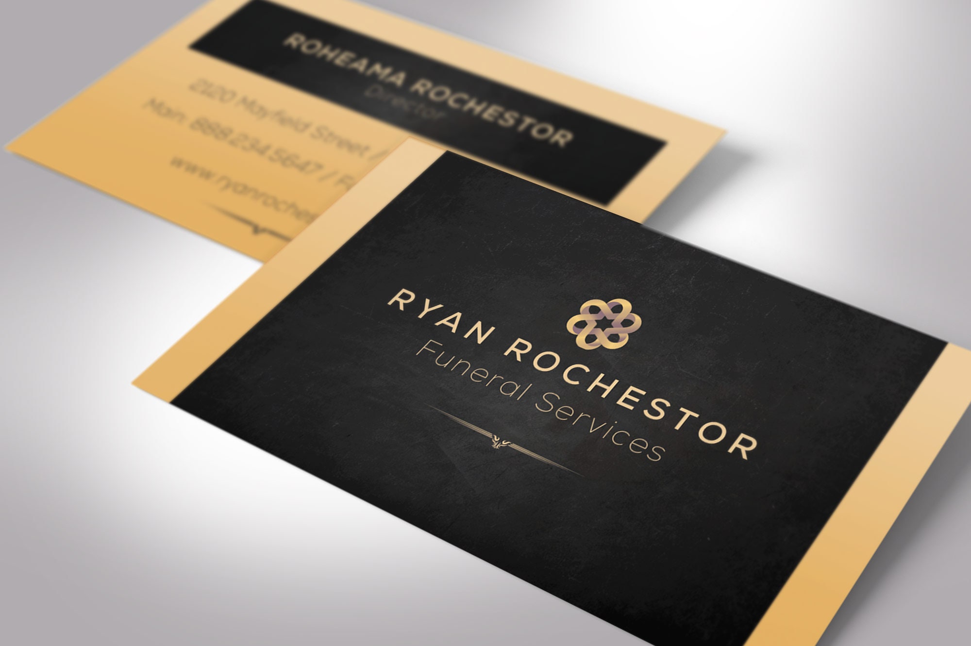 Funeral Services Business Card Template for Canva Funeral - Etsy