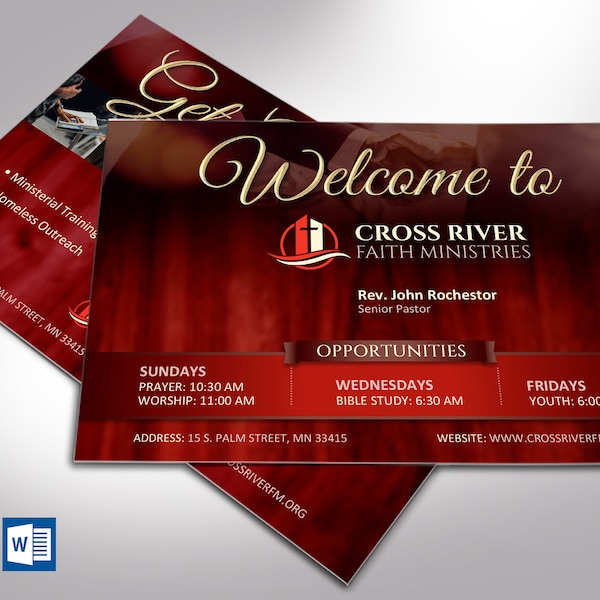 Church Visitor Cards - Etsy