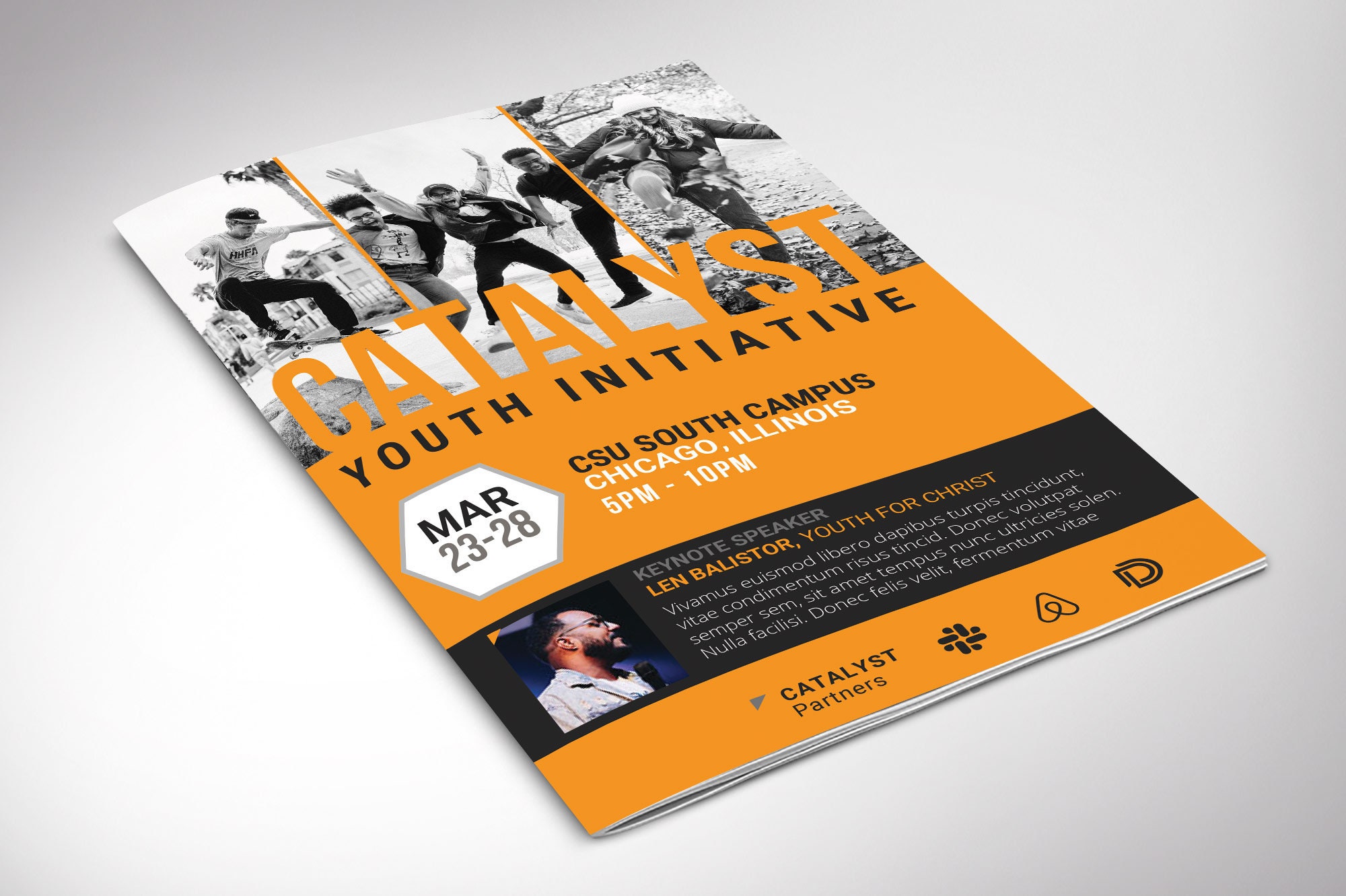 Youth Conference Program Template: Church Event Brochure (canva, 5.5x8 ...