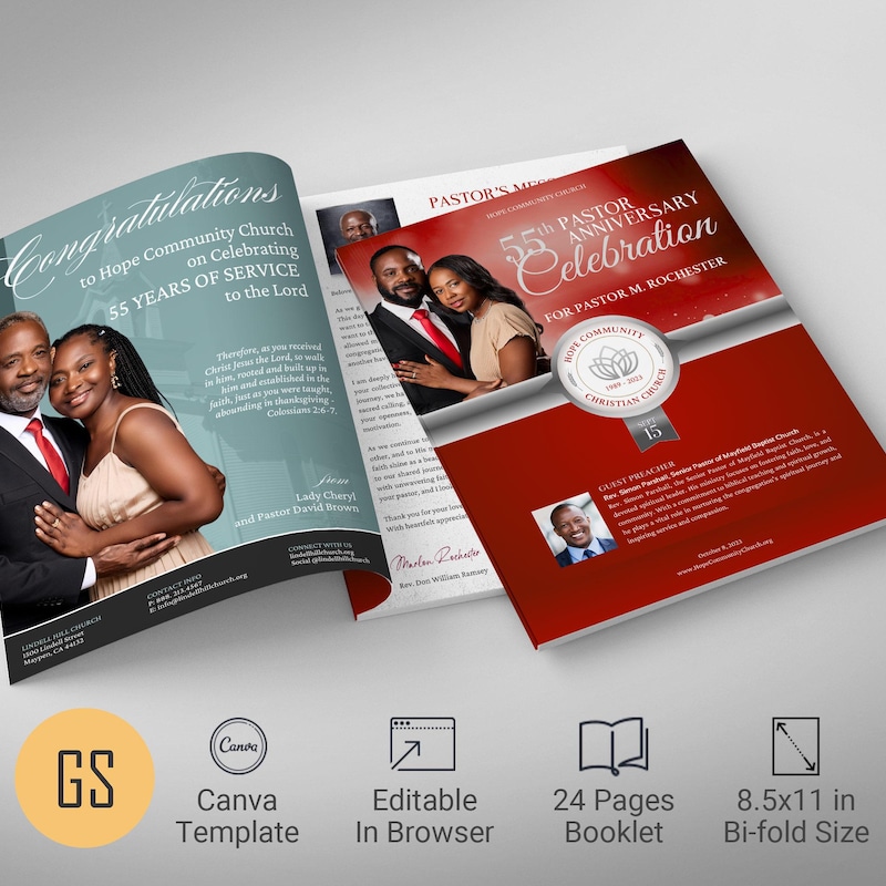 Souvenir Booklet Template - Etsy