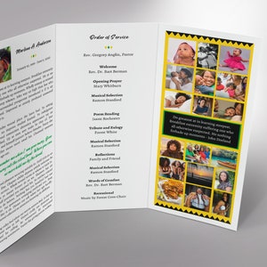 Jamaican Funeral Program Template: Celebration of Life Obituary ...