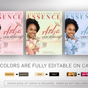Beige Funeral Program Canva Template, Beige Pink Floral Essence, Legal ...