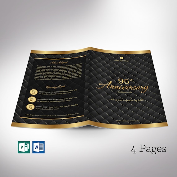 Church Anniversary Programs Designs