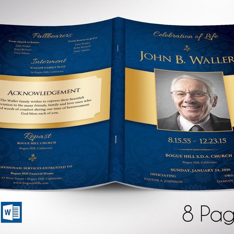 Blue Obituary for Men - Etsy