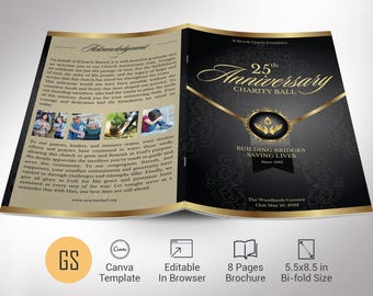 Event Program Templates - Etsy