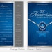 Blue Silver Anniversary Gala Program Template: Elegant Banquet (canva ...